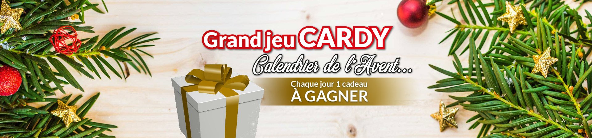 Grand jeu de Noël Cardy : le calendrier de l'Avent - Le Blog Cardy