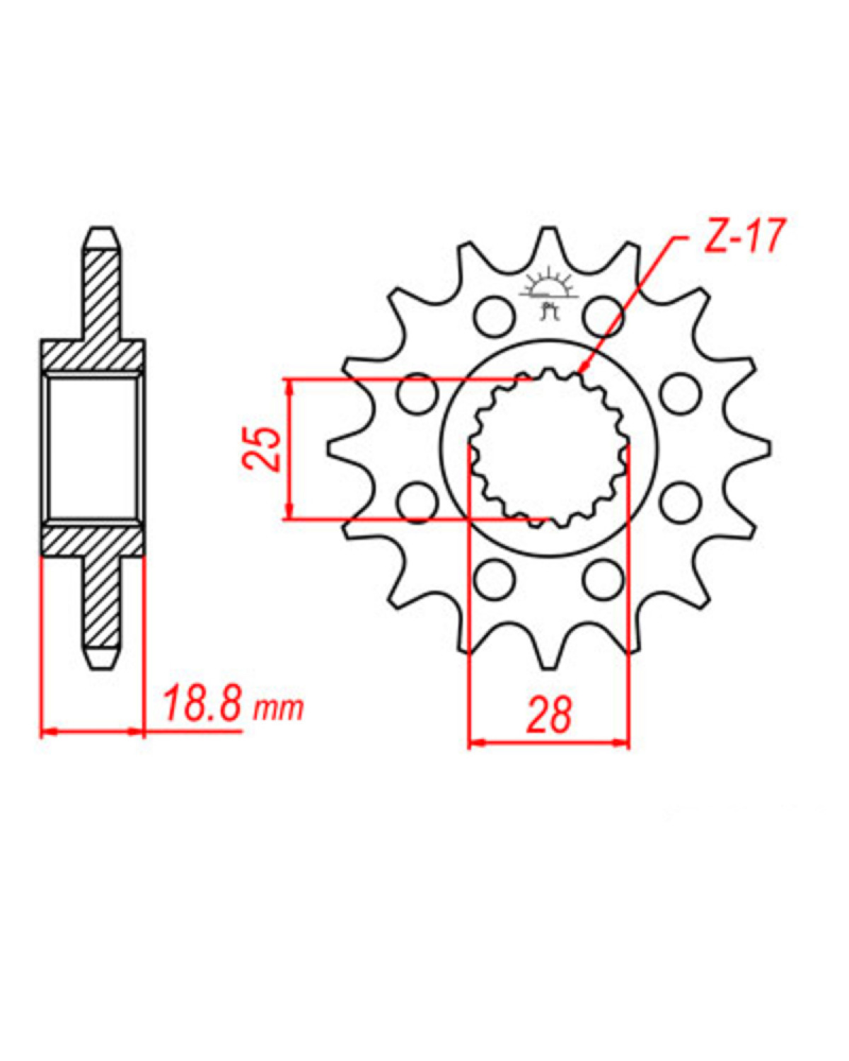 Pignon Moto Jt Sprockets Pignon Jt Sprockets 15 Dents Acier Pas 525 ...