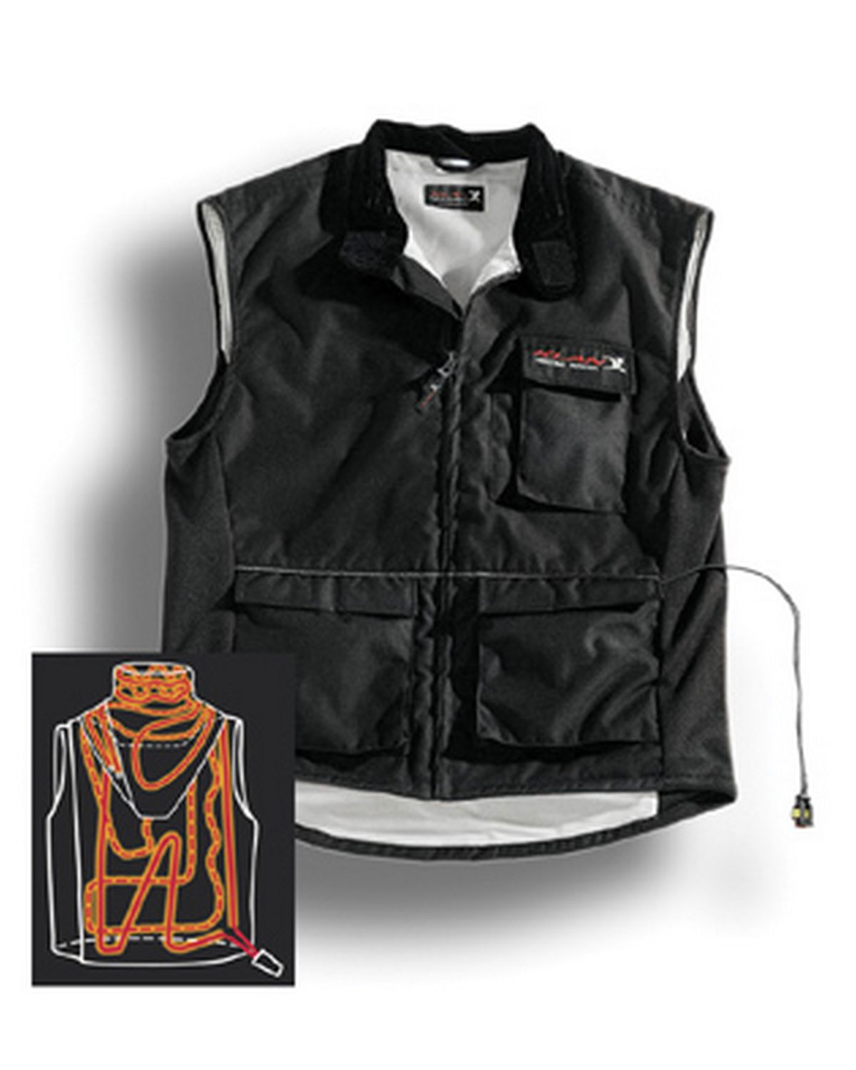 Gilet Anti-froid Klan Chauffant 4poches Noir - Livraison Offerte - Cardy.fr