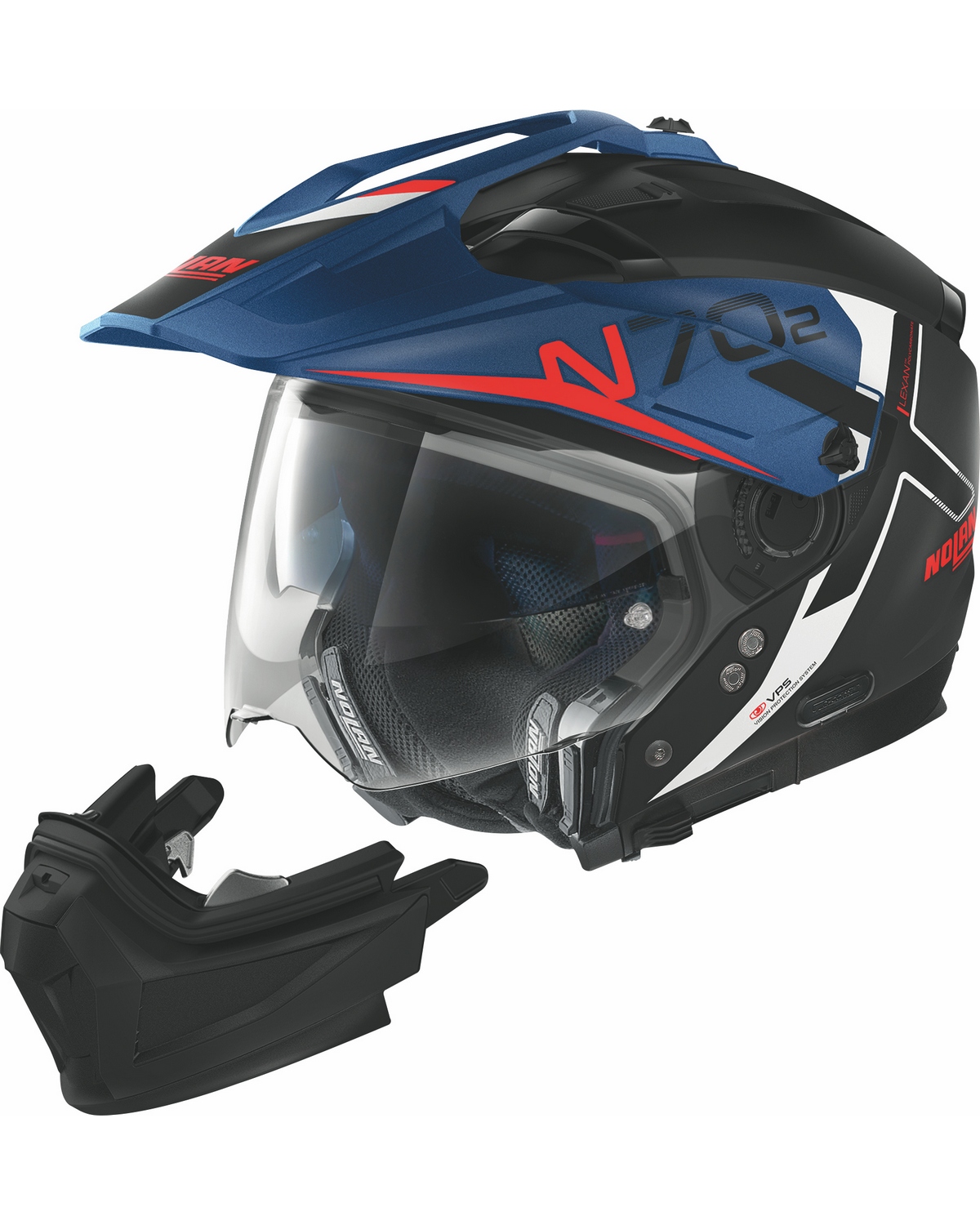 Casque Transformable Moto Nolan Jet N70.2x Bungee - Livraison Offerte - Cardy.fr