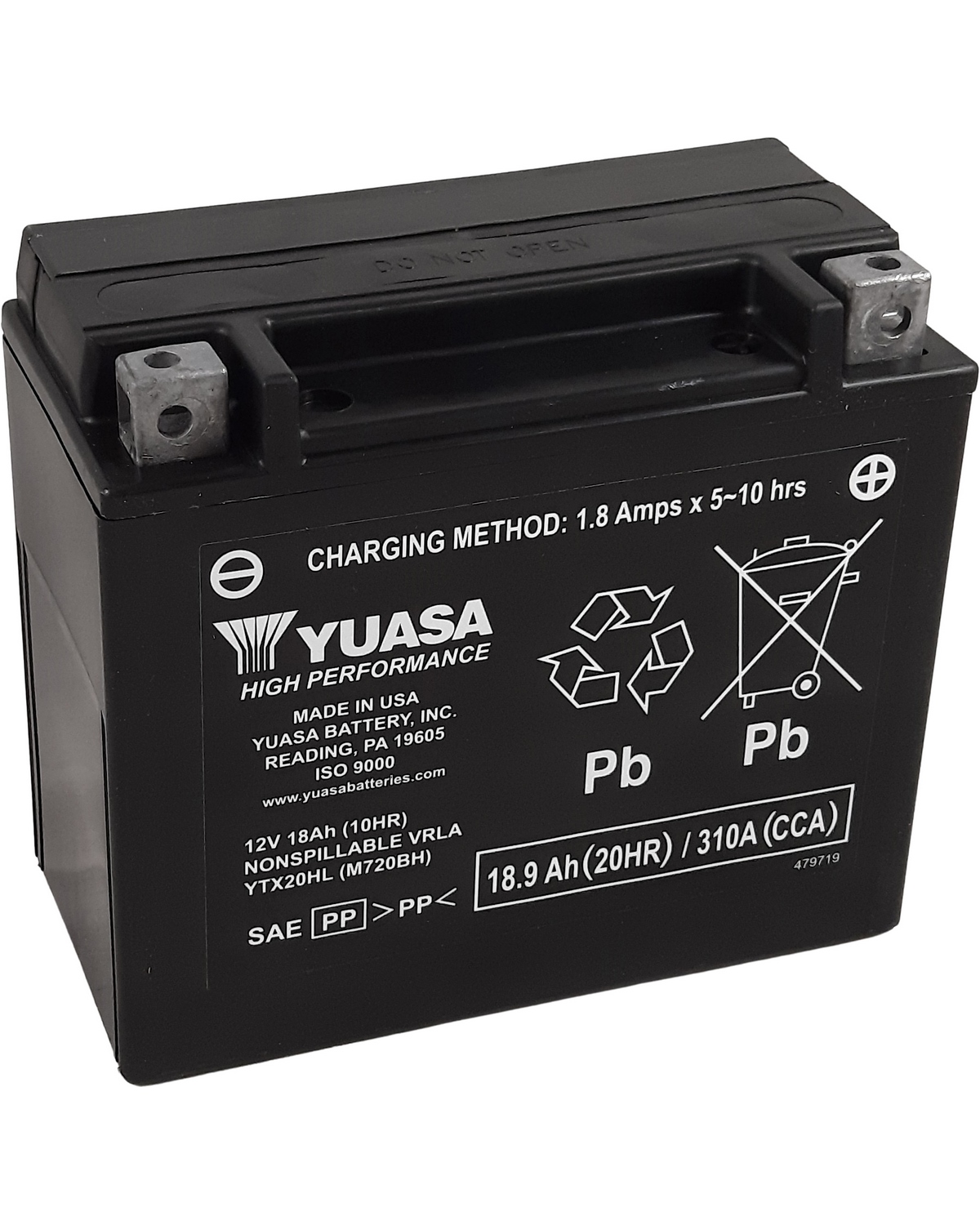 Batterie Moto Yuasa Batterie Ytx20hl - Livraison Offerte - Cardy.fr